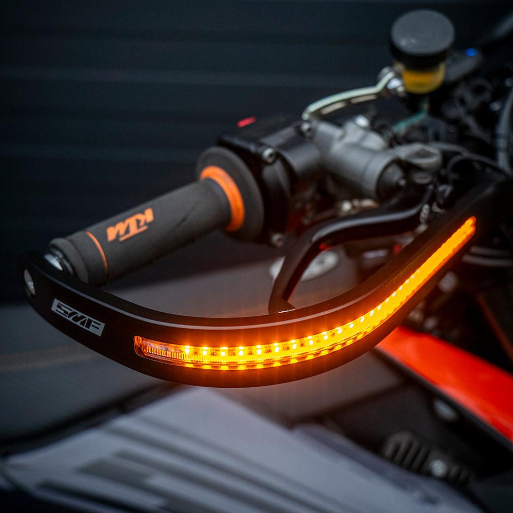 Supermoto Handguards with Integrated Indicators SMF® Husqvarna KTM GAS ...