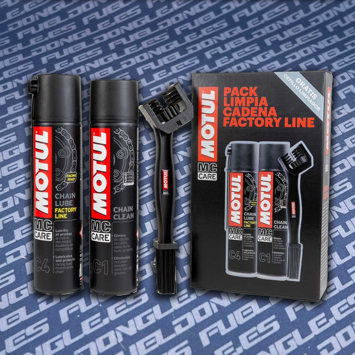 Motul Chain Cleaning Kit ROAD C1 + C4 — FuelDongle.es®