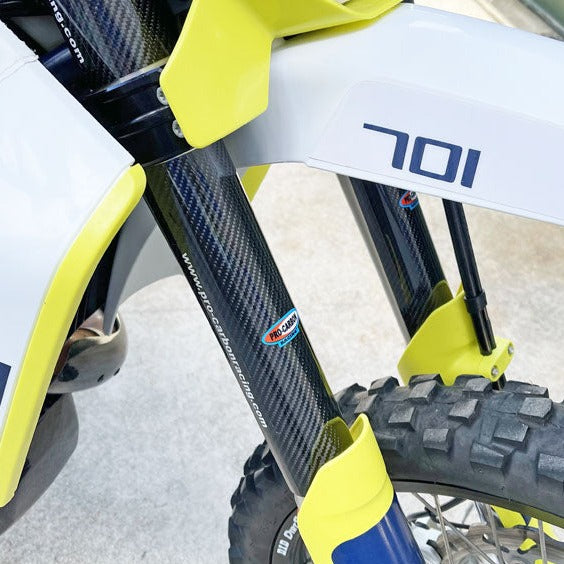 PRO-CARBON® Lower Fork Protectors — FuelDongle.es®
