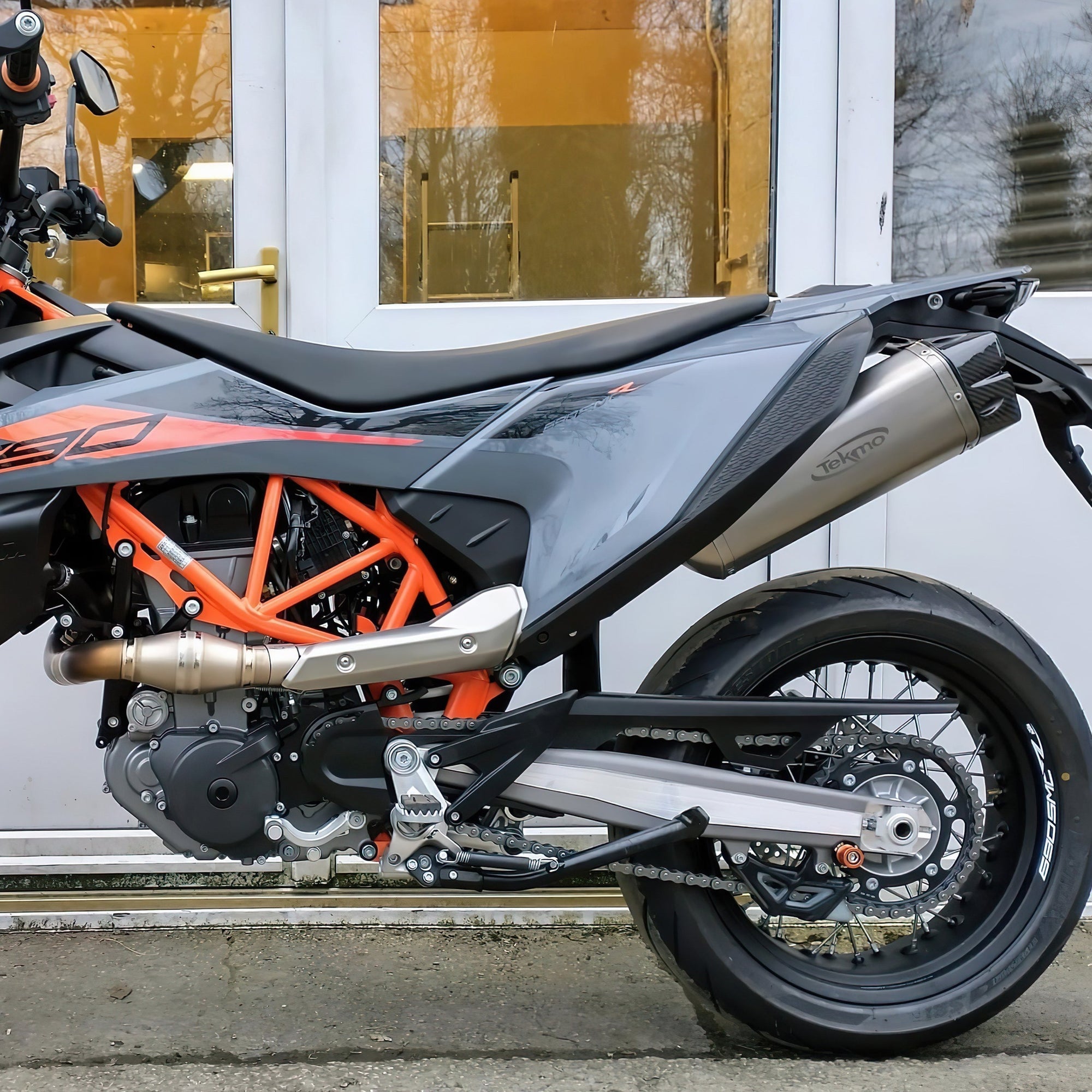 TEKMO® Full Titanium Exhaust Husqvarna 701 KTM 690 GasGas 700 ...